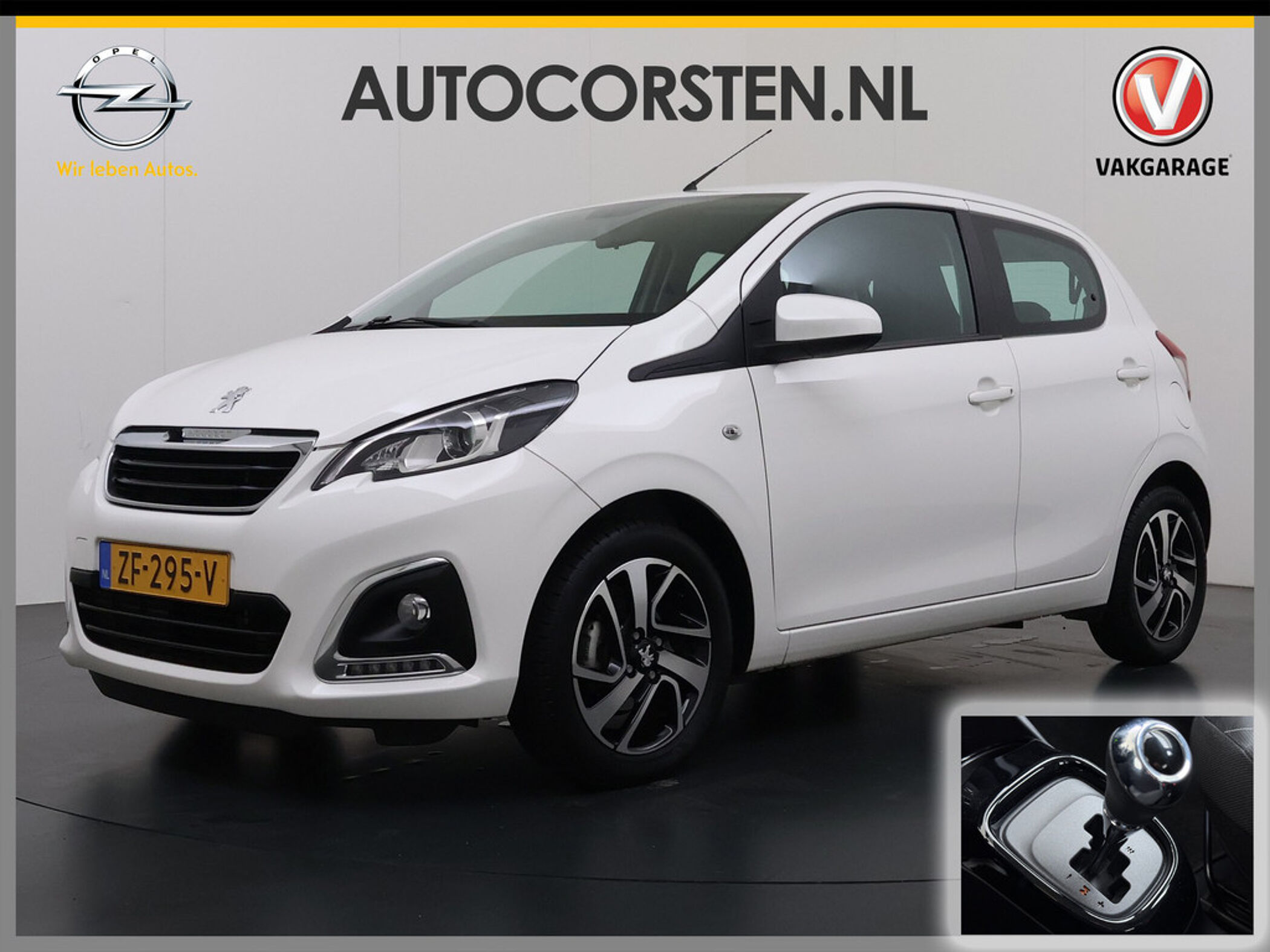 Peugeot 108 1.0 e-VTi 5Drs Automaat Navi* Apple Carplay Android Auto ...